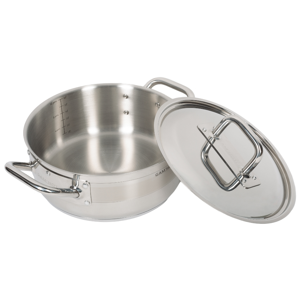 Gam'Hotel - Faitout inox 28x11cm induction